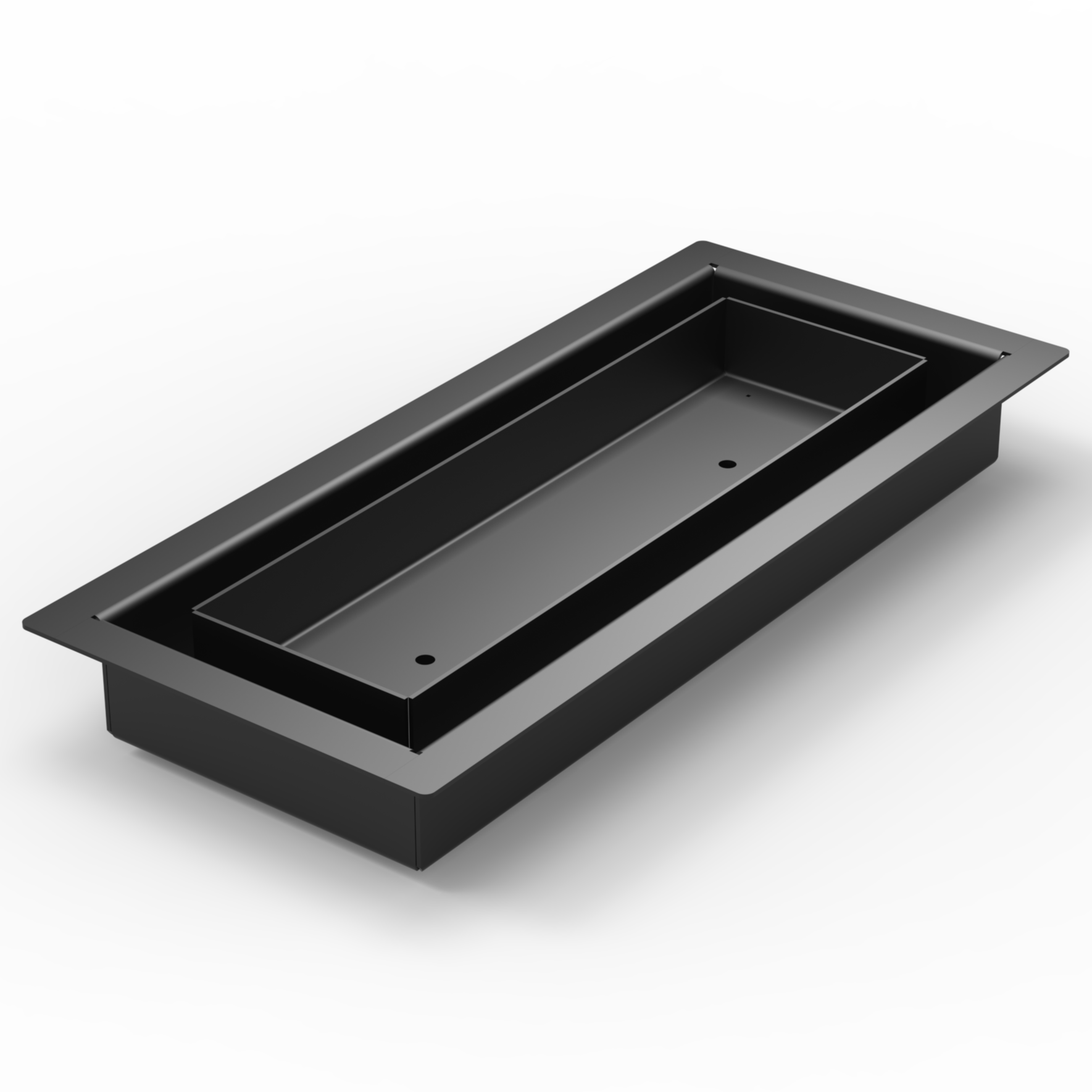 4"X14" Drop-in Air Vent, Flush Floor-Matching, All Metal, Floor Vent C ...